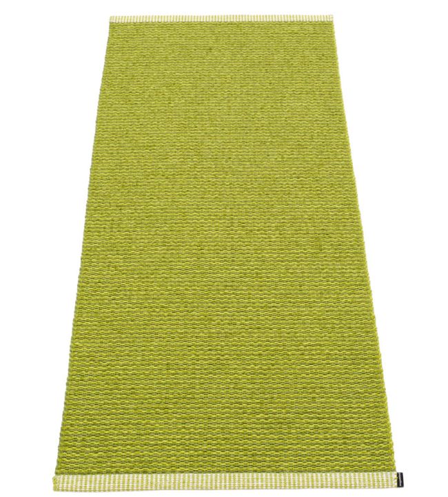 Mono Runner 70 x 200cm Rug in Olive /Lime by Pappelina | Jane Clayton