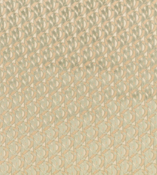 Monogram Fabric in Pistachio by Kirkby Design | Jane Clayton