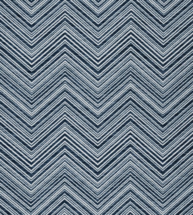 Monti Chevron Fabric in Navy by Thibaut | Jane Clayton