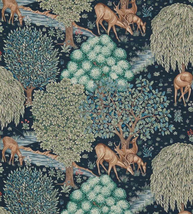The Brook Fabric by Morris & Co in Tapestry Blue | Jane Clayton
