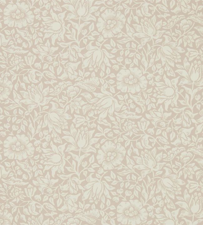 Mallow Wallpaper by Morris & Co in Dusky Rose | Jane Clayton