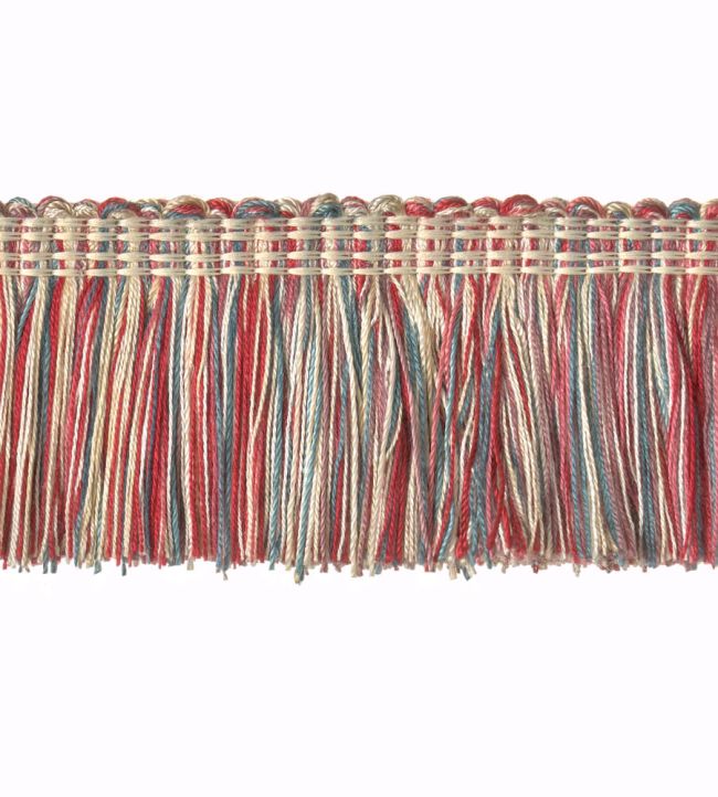 Multi-Colour Moss Fringe 50mm Trimmings in Muted Red by Houles | Jane ...