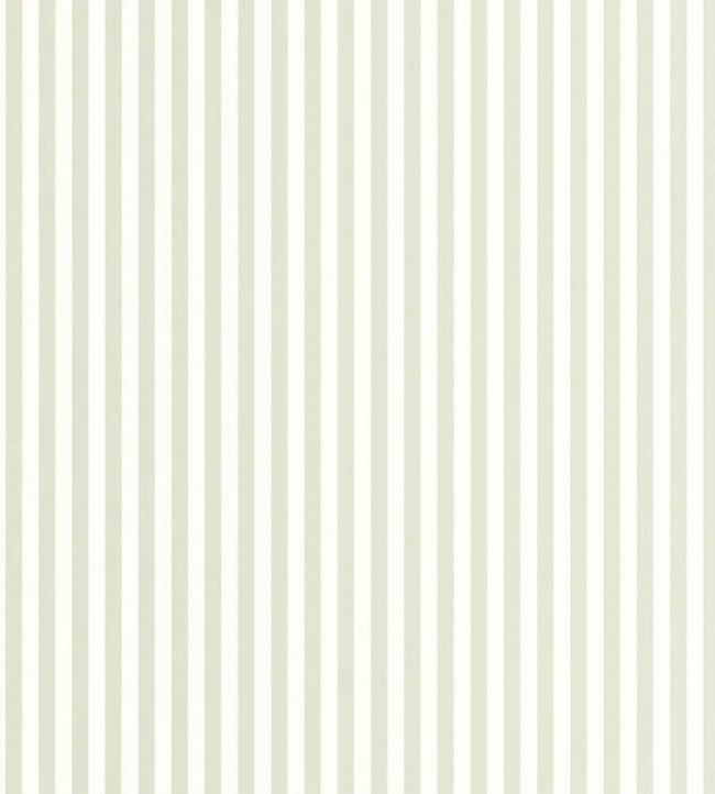 My Little World Rayure Wallpaper in Vert Amande by Casadeco | Jane Clayton