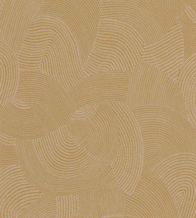 Nangara Tjala Wallpaper in Jaune Moutarde by Casadeco | Jane Clayton