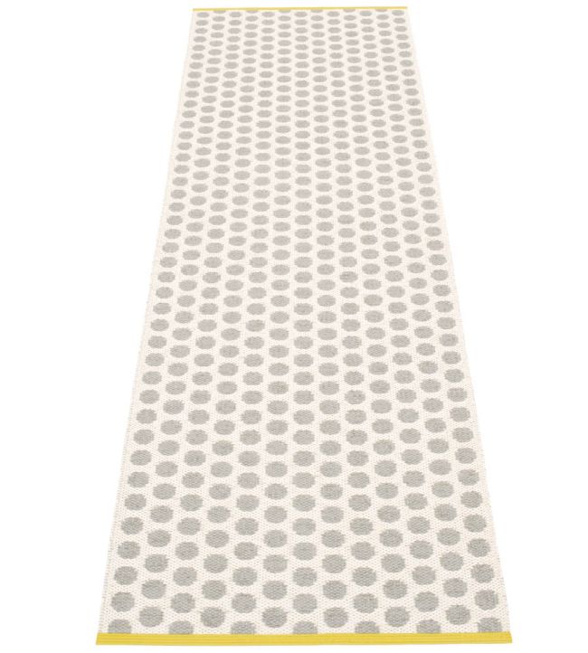 Noa Runner Rug in Warm Grey/Vanilla by Pappelina | Jane Clayton