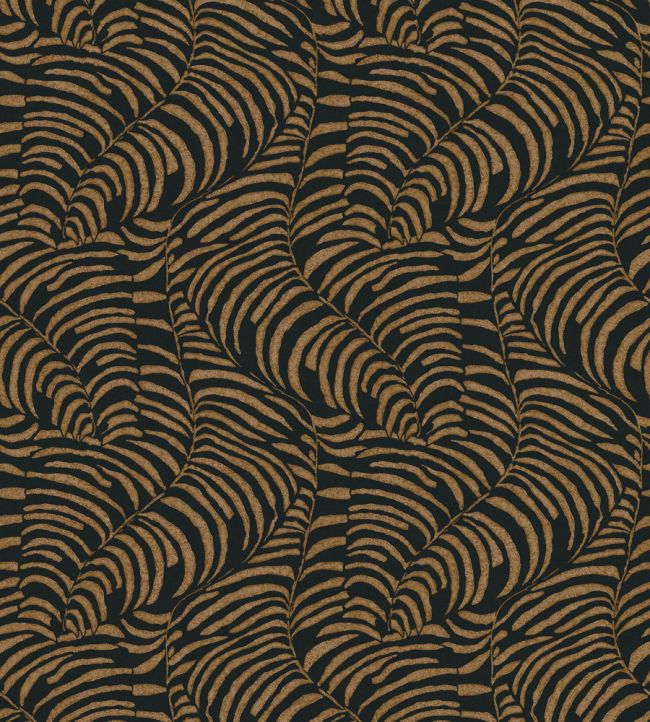 Nobile Wallpaper in Noir/Dore by Casamance | Jane Clayton