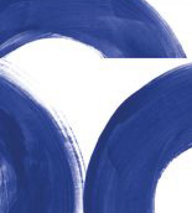 Not A Circle Wallpaper in Bleu Indigo by Casadeco | Jane Clayton