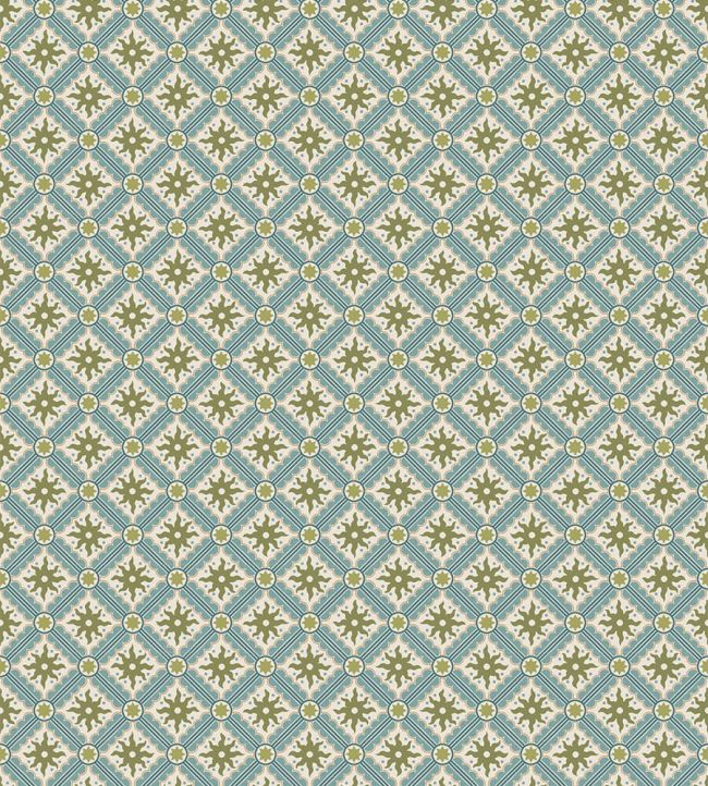 Nova and Sol Wallpaper in Celestine, Evening Summer and Apple Pip by Josephine Munsey | Jane Clayton