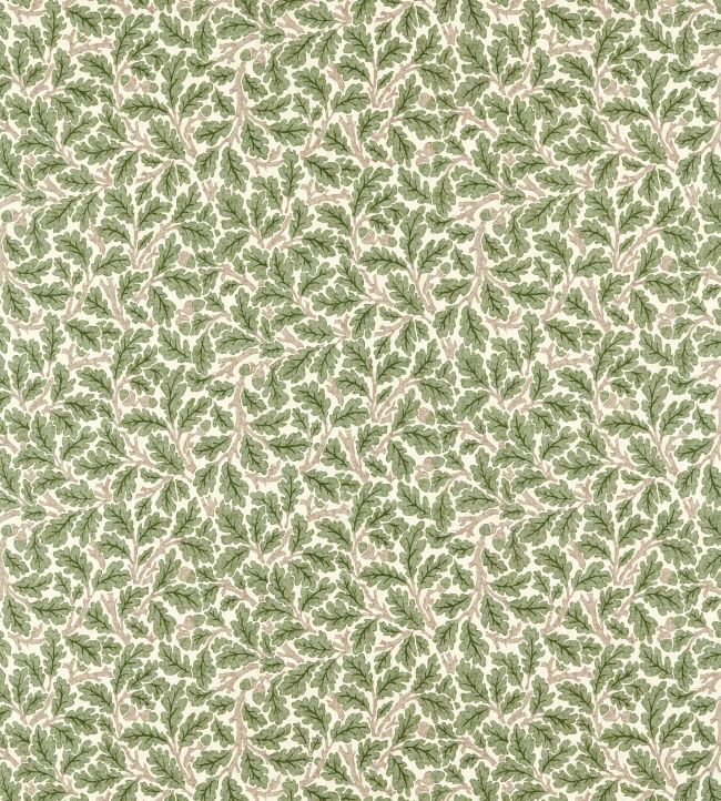 Oak Outdoor Fabric in Sage Green by Morris & Co | Jane Clayton