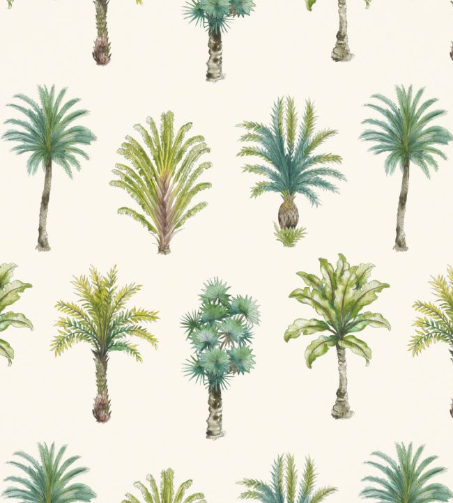 Oasis Wallpaper in Alabaster by The Pure Edit | Jane Clayton