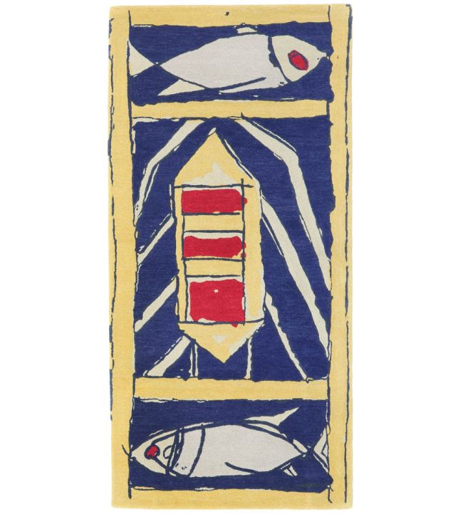 Omega Fish by Omega Workshop Rug in Multi by CF Editions | Jane Clayton