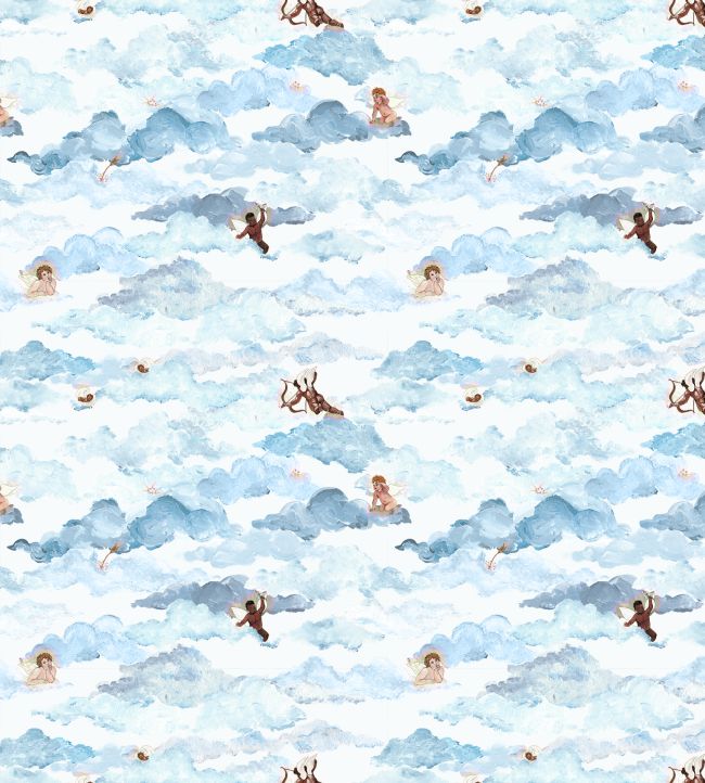 On Cloud 9 Wallpaper in Renaissance by Fraiche Design | Jane Clayton