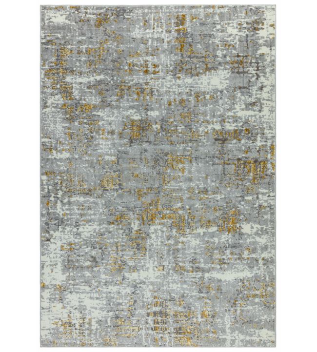 Orion Abstract Rug by Asiatic in Yellow | Jane Clayton