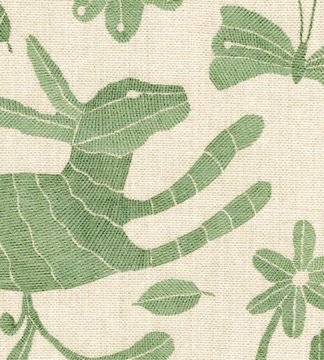 Otomi Fabric in Leafy by Lewis & Wood | Jane Clayton