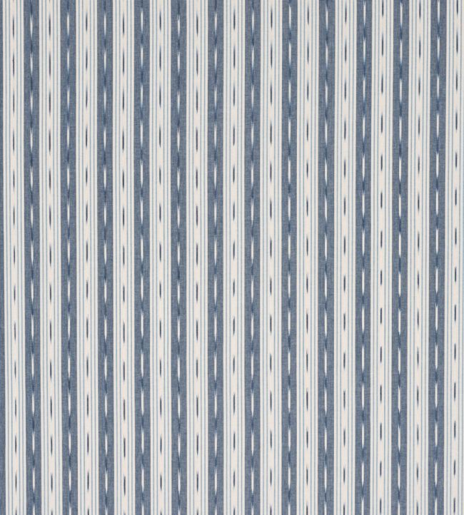 Oxley Stripe Fabric in Blue by Jane Churchill | Jane Clayton