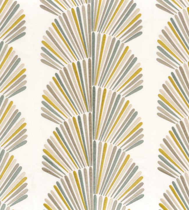 Pampa Fabric in Aqua by Camengo | Jane Clayton