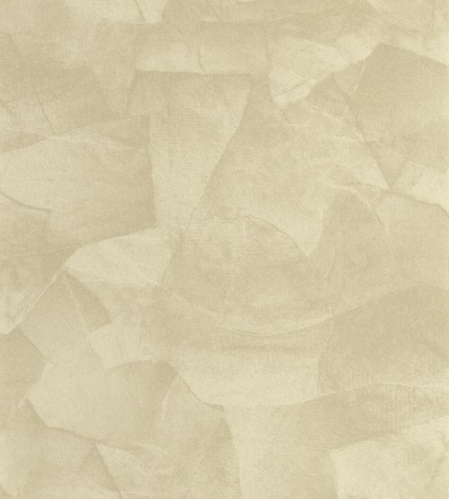 Papier Colle Wallpaper in Amande by Casadeco | Jane Clayton