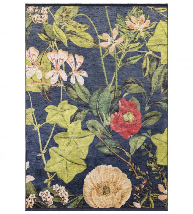 Passiflora Rug in Midnight by Clarke & Clarke | Jane Clayton