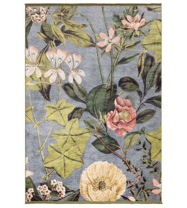 Passiflora Rug in Mineral by Clarke & Clarke | Jane Clayton