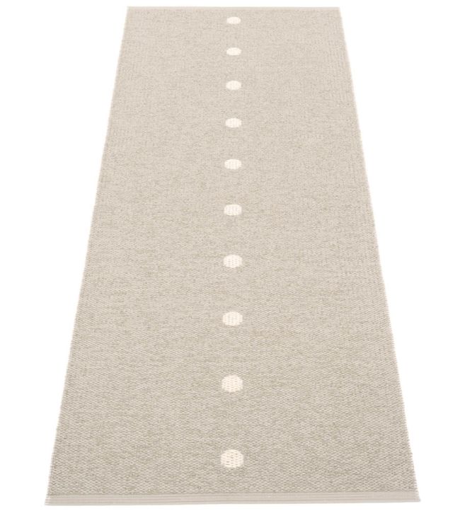 Peg Runner Rug in Linen/Vanilla by Pappelina | Jane Clayton