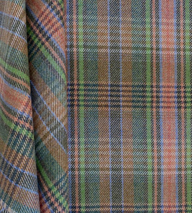 Pelling Plaid Fabric in Eden by Ian Sanderson | Jane Clayton