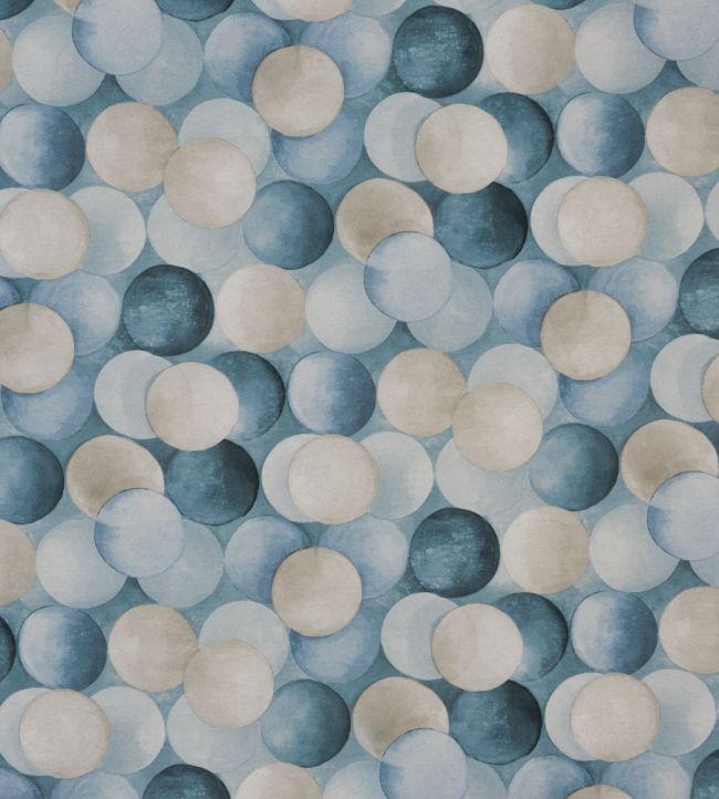 Pendulum Fabric in Indigo by Prestigious Textiles | Jane Clayton