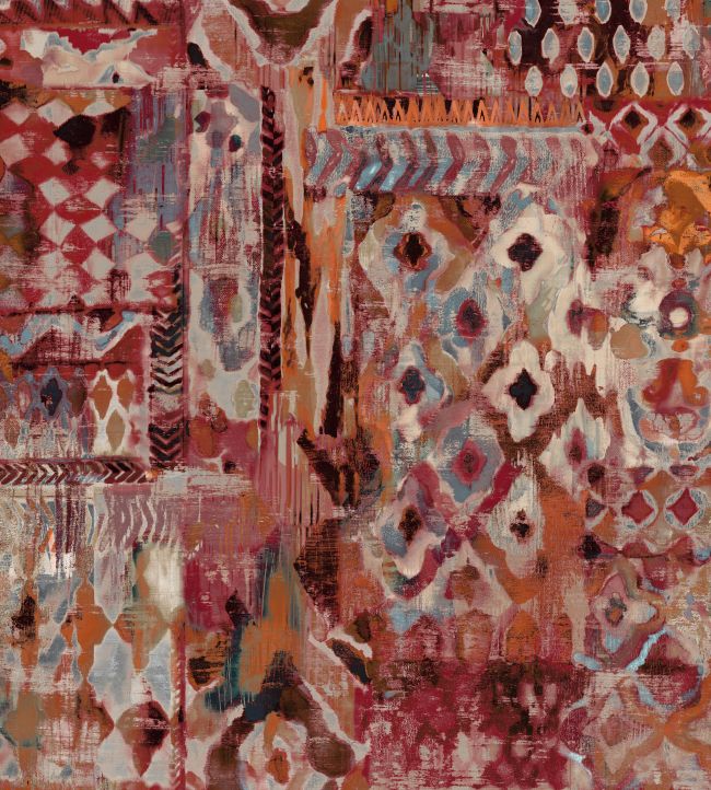 Persia Fabric in Ruby by Arley House | Jane Clayton