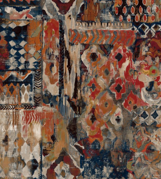Persia Fabric in Terracotta by Arley House | Jane Clayton