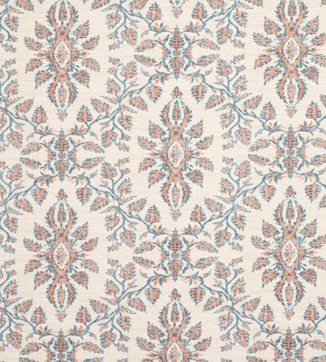 Peveril Fabric in Navy/Red by Colefax and Fowler | Jane Clayton