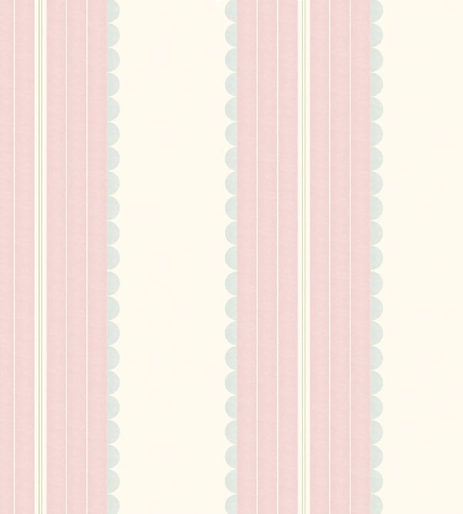 Pin Up Stripe Fabric in Pastel Pink by Woodchip & Magnolia | Jane Clayton