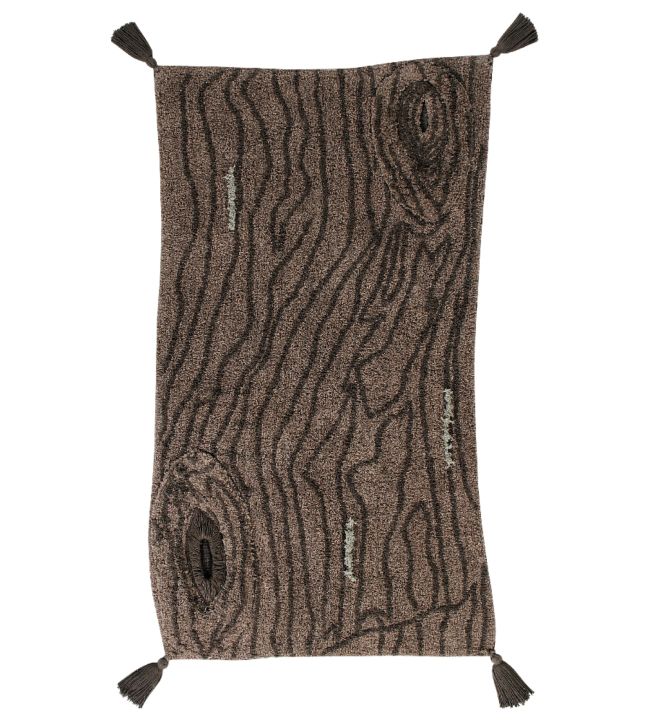 Pine tree Rug in Brown by Lorena Canals | Jane Clayton