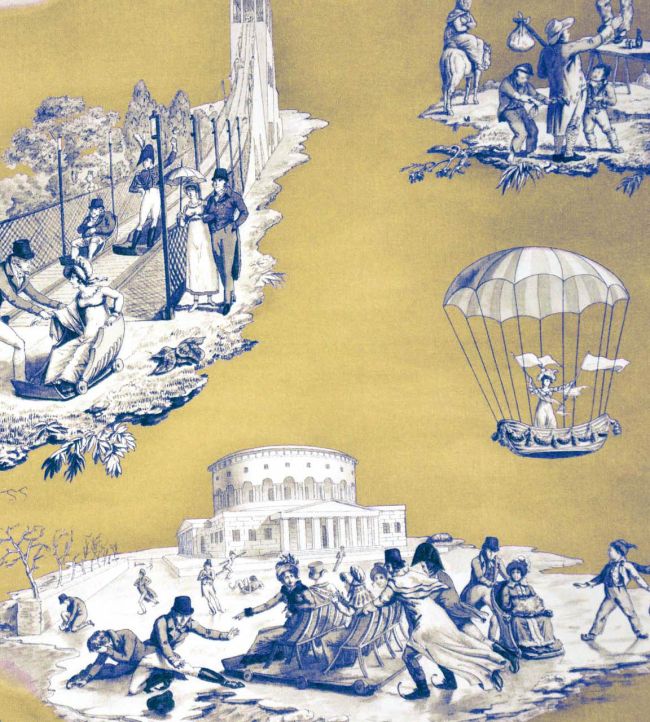 Plaisirs D'Hiver Fabric in Beige by Casal | Jane Clayton