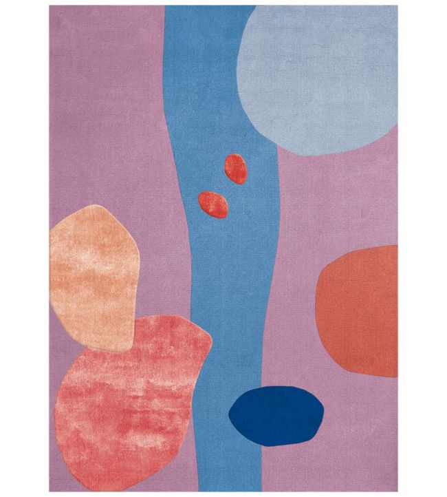 Poppy Kalas Secret Garden Rug in Purple by Layered | Jane Clayton