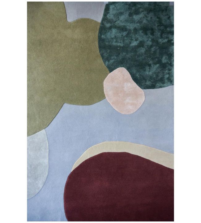 Poppy Kalas Sleeping Flower Rug in Blue by Layered | Jane Clayton
