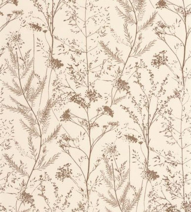 Prairie Wallpaper in Terre de Sienne by Casadeco | Jane Clayton