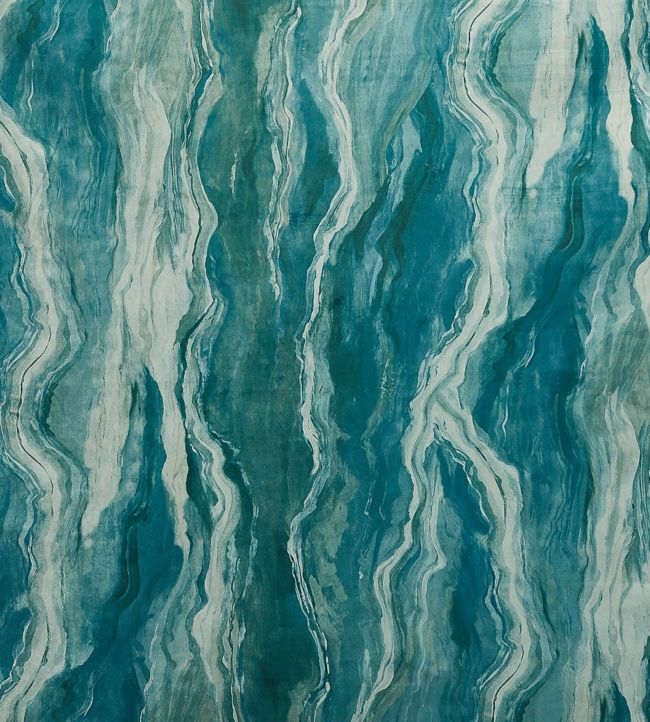 Lava Fabric by Prestigious Textiles in Teal | Jane Clayton