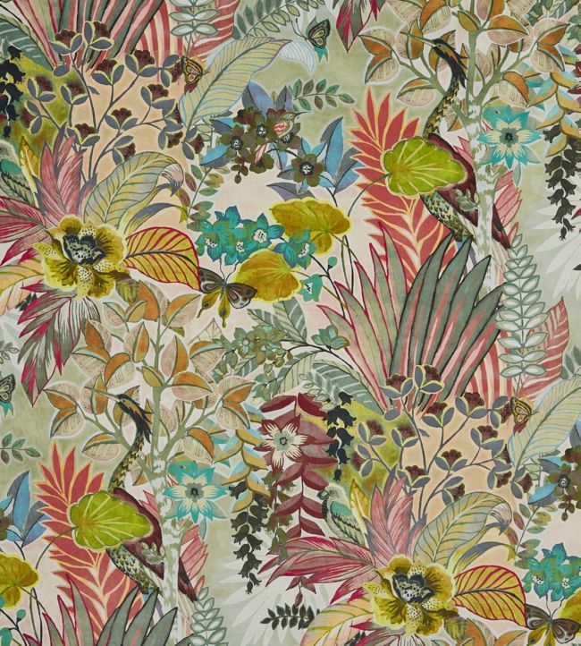 Hidden Paradise Fabric by Prestigious Textiles in Pastel | Jane Clayton