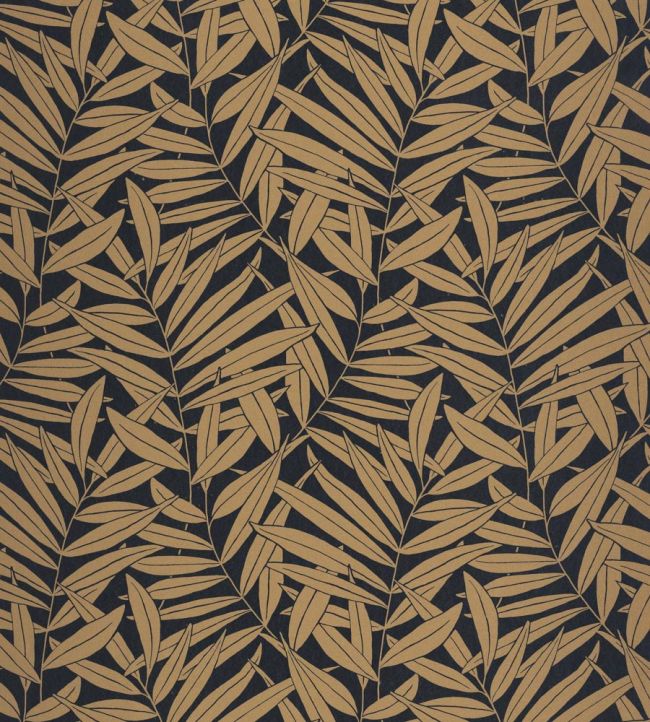 Preston Wallpaper in Mordore Noir by Casadeco | Jane Clayton