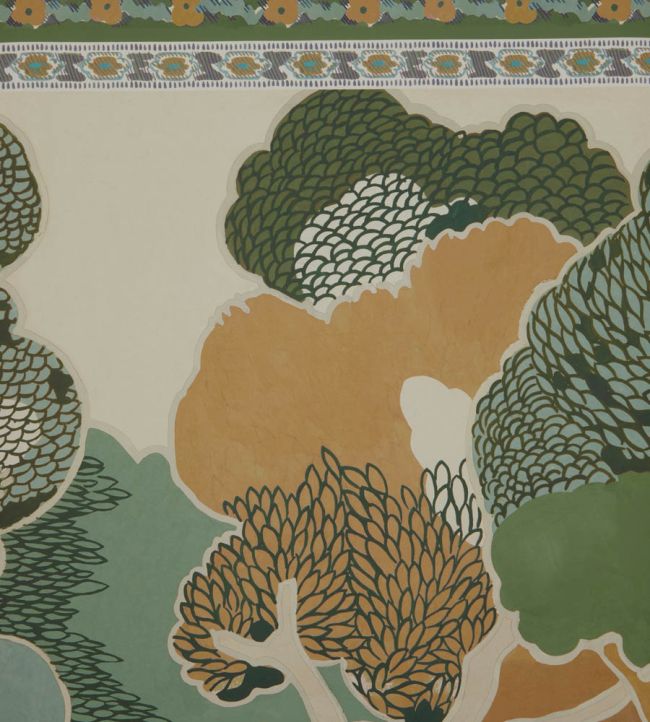 Prospect Wallpaper mural in Lichen by Liberty | Jane Clayton