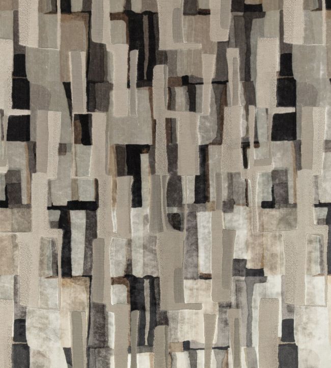 Quadrata Fabric in Mercury by Black Edition | Jane Clayton