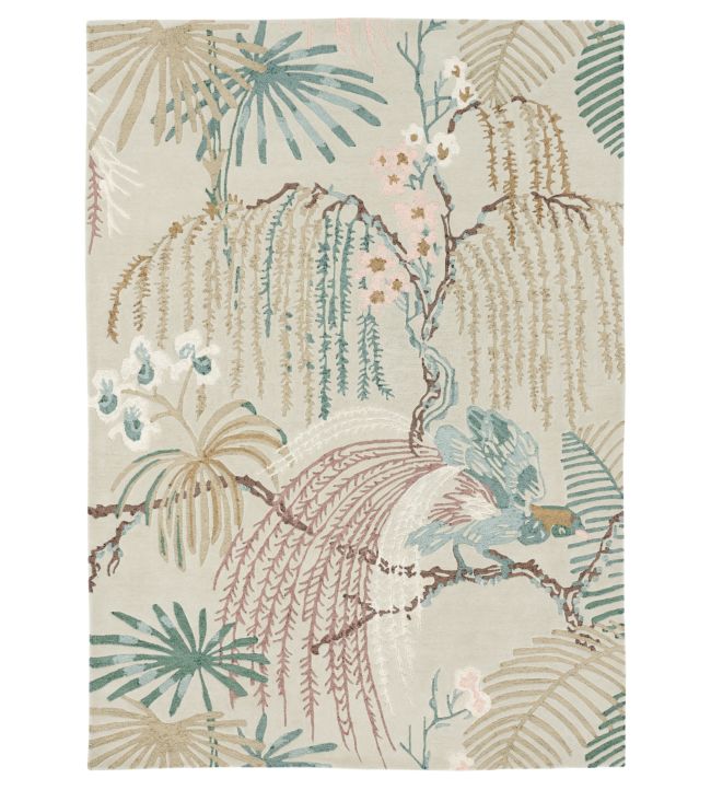 Rain Forest Rug by Sanderson in Orchid Grey | Jane Clayton