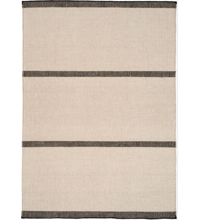 Rapallo Rug in Black by Linie Design | Jane Clayton