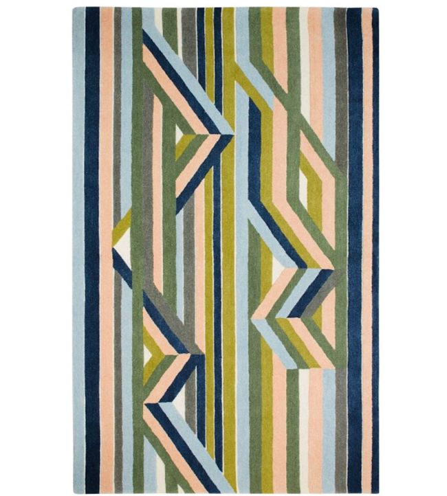 Reflets Sur Le Rhone Rug in Vert Riziere by Christian Lacroix | Jane ...