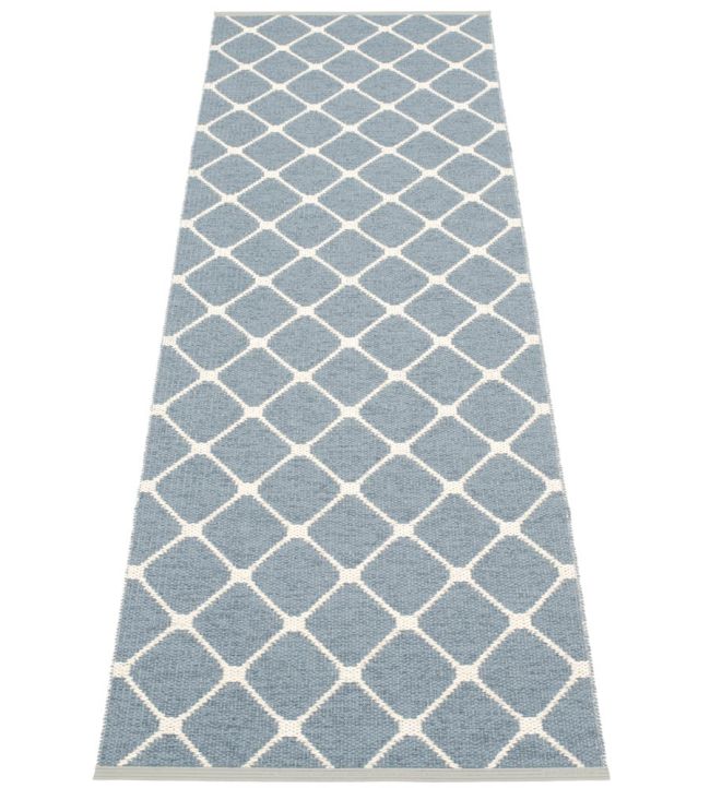 Rex Runner Rug in Storm/Vanilla by Pappelina | Jane Clayton