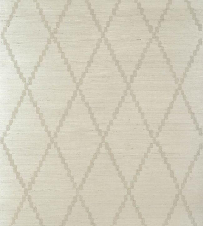 Ribbon Sisal Wallpaper in Beige by Anna French | Jane Clayton