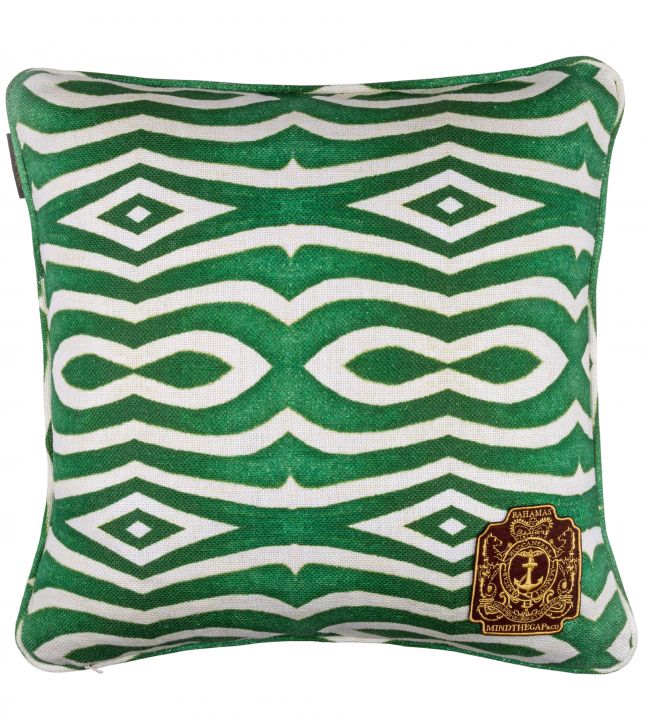 Riverside Ready Made Cushions by MINDTHEGAP in Green 50x50cm | Jane Clayton