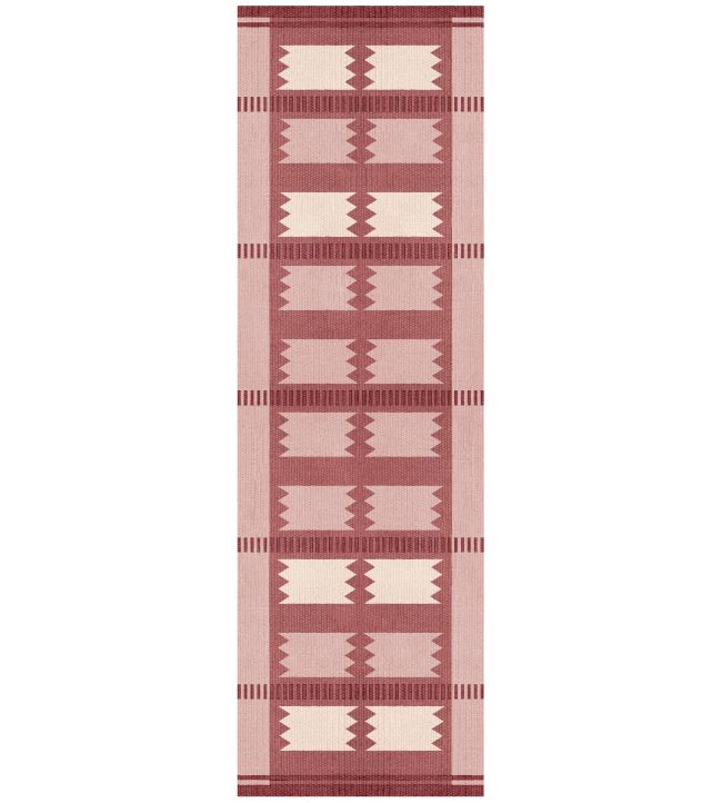 Rollakan Iris Runner Rug in Rasberry by Layered | Jane Clayton