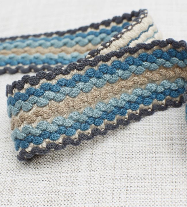 Finola Knit Braid Trimmings by Romo in Danube | Jane Clayton