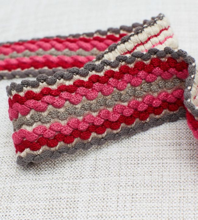 Finola Knit Braid Trimmings by Romo in Camellia | Jane Clayton