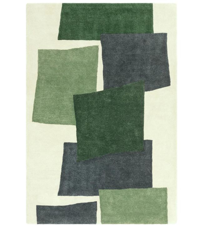 Romy Papercut Rug in Green 12 by Asiatic | Jane Clayton